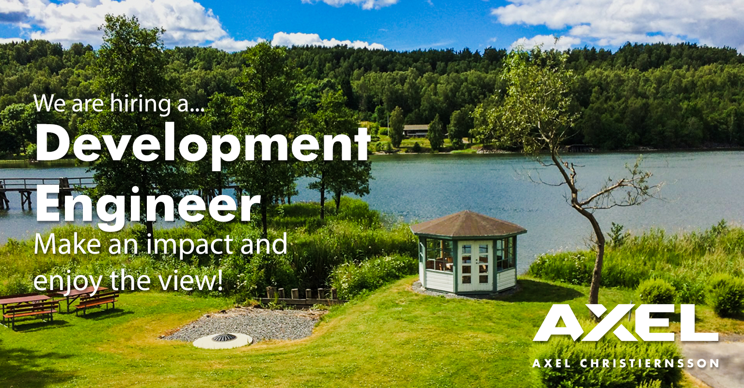 New AXEL Development Engineer: Could this be you?